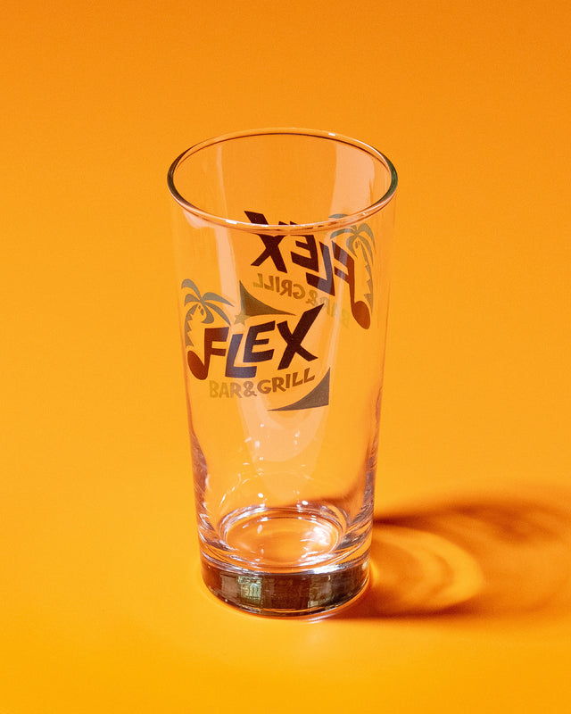 FLEX ORIGNAL GLASS "logo" – FLEX BAR AND GRILL