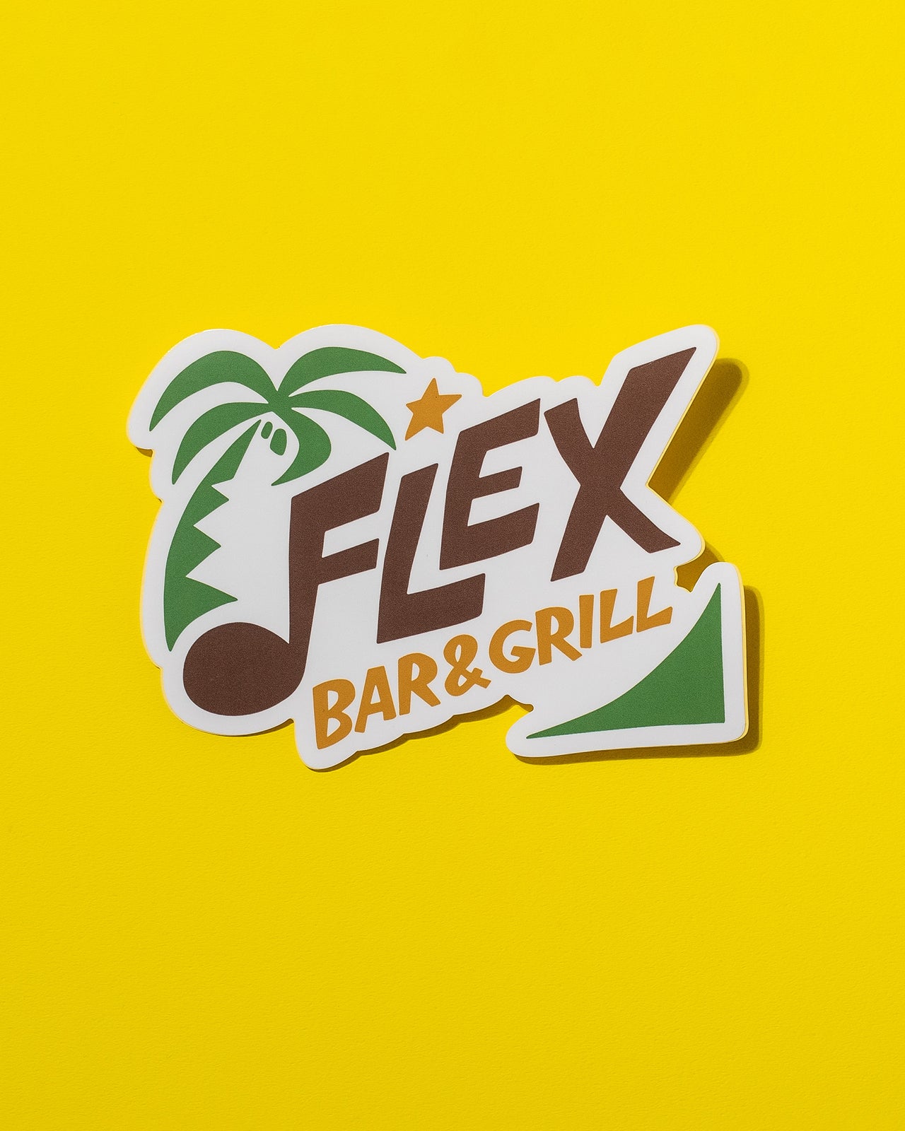 FLEX Sticker Logo Large(w13×h9.5cm) – FLEX BAR AND GRILL