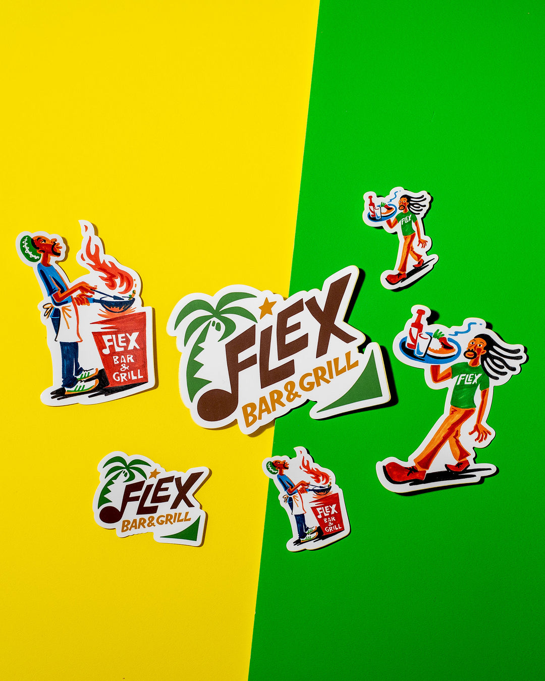 FLEX Sticker pack – FLEX BAR AND GRILL